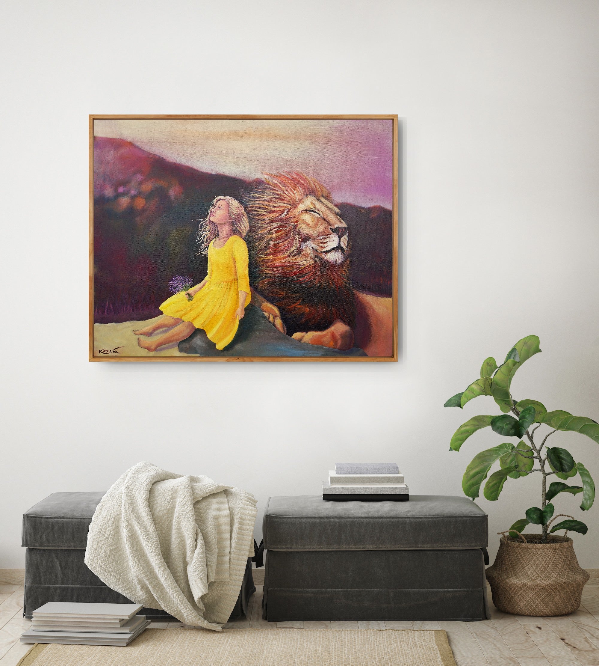 'Collecting Joy' Canvas Print – Kate Vox Art